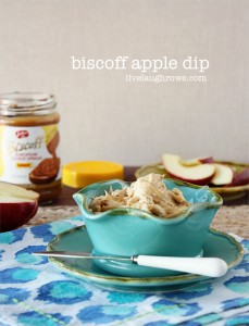Apple Dip | Biscoff Spread Recipe - Live Laugh Rowe