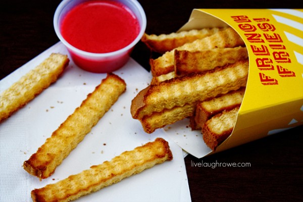 Afternoon Snack | Cake Fries - Live Laugh Rowe