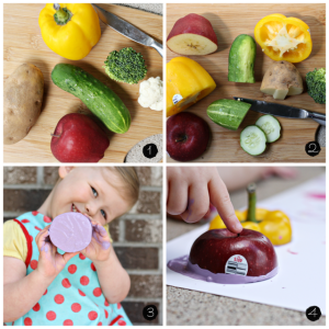 Vegetable and Fruit Stamping | Sunny with a Chance of Sprinkles - Live ...