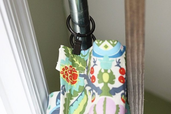 DIY Window Treatment for Sliding Glass Doors