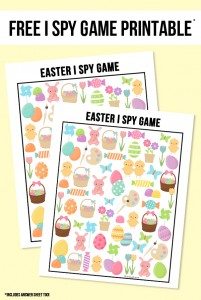 Easter I Spy Printable - Live Laugh Rowe