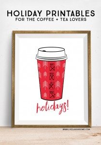 Holiday Printables for Coffee Lovers - Live Laugh Rowe