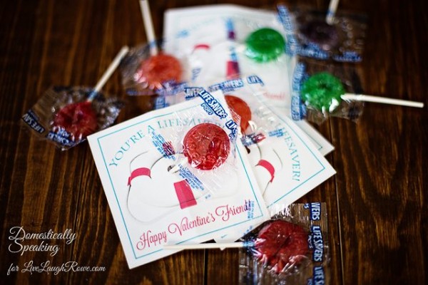 You're a Lifesaver Valentine Printables - Live Laugh Rowe