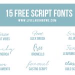 17+ Free Handwritten Fonts - Live Laugh Rowe