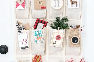 Woodland Inspired Advent Calendar | Printable Number Tags