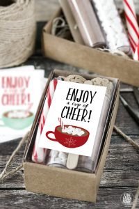 Cup of Cheer Printable | Hot Chocolate Gift Idea - Live Laugh Rowe