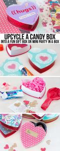 DIY Valentine Gift Box. Upcycled Box of Chocolates. - Live Laugh Rowe