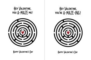 Maze Printable Valentines Two Ways - Live Laugh Rowe