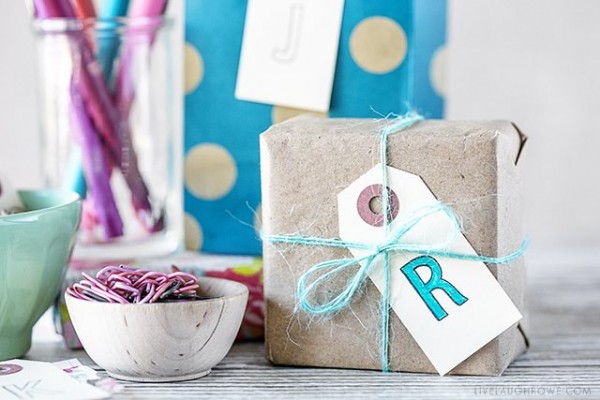 Simple Gift Tags that will take you less than five minutes!