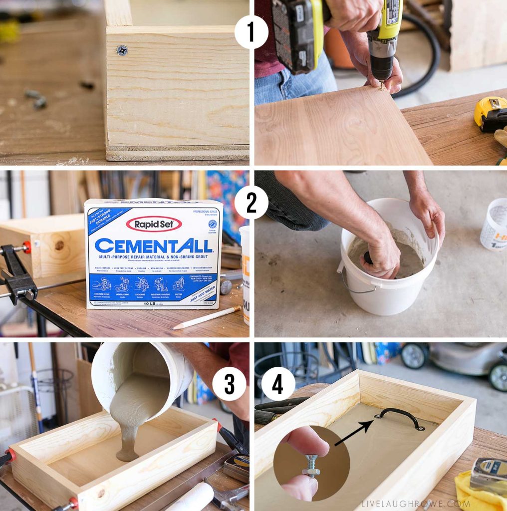 Concrete DIY | Industrial Inspired Serving Tray - Live Laugh Rowe