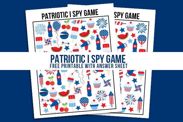 Patriotic I Spy Printable | Game for Kids - Live Laugh Rowe