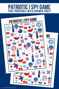 Patriotic I Spy Printable | Game for Kids - Live Laugh Rowe