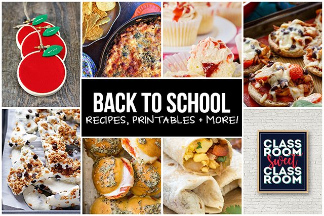 Back to School Recipes and More! - Live Laugh Rowe