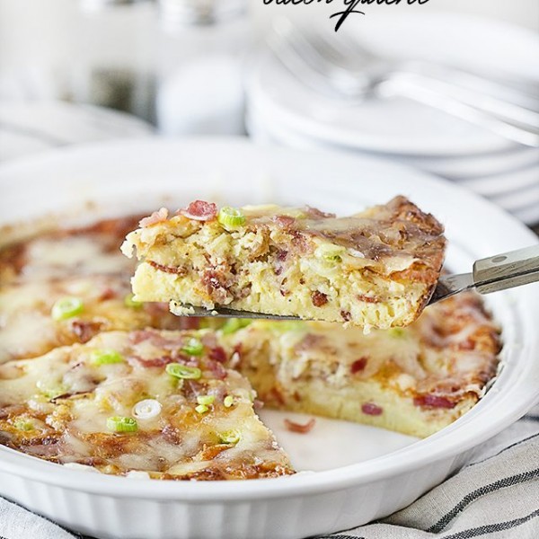 Crustless Bacon Quiche - Live Laugh Rowe