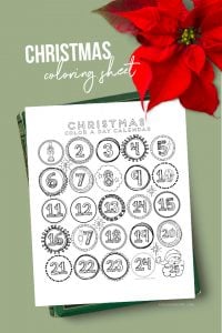 Christmas Coloring Page | Advent Countdown - Live Laugh Rowe
