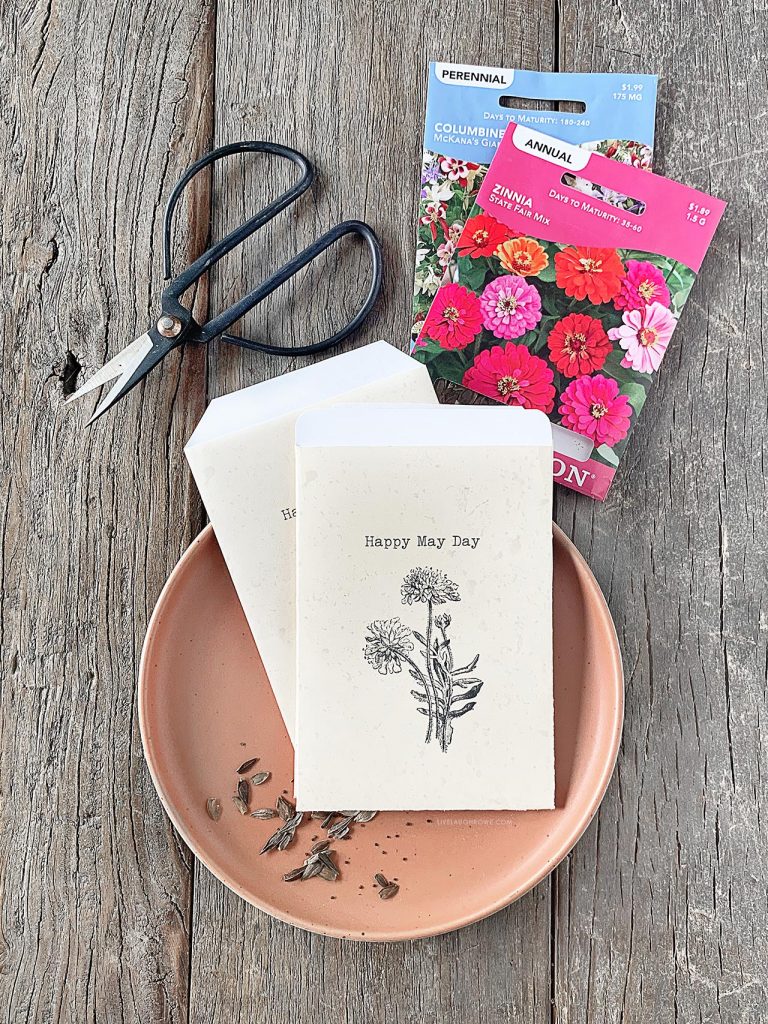 Seed Packet Printable for May Day - Live Laugh Rowe