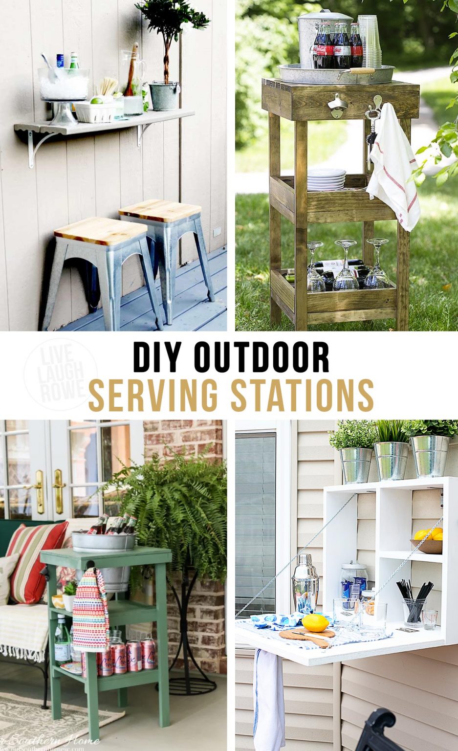 Outdoor Serving Stations to Build this Weekend - Live Laugh Rowe