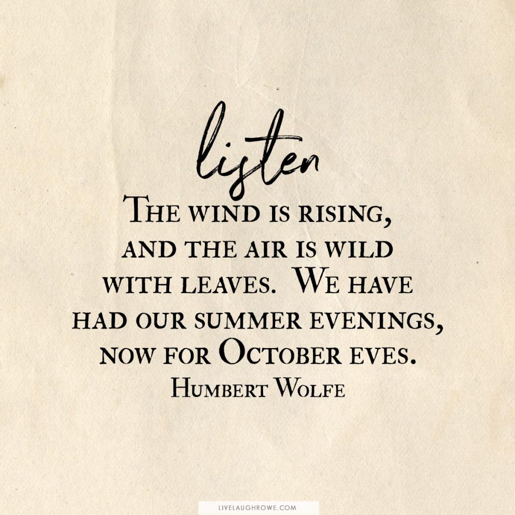 Free Fall Printable | Humbert Wolfe Quote - Live Laugh Rowe