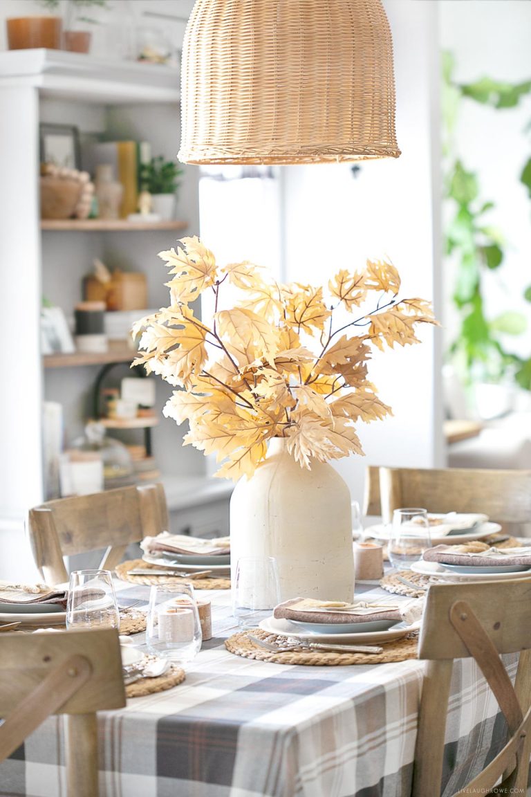 Harvest Table Decor | Casual and Simple - Live Laugh Rowe