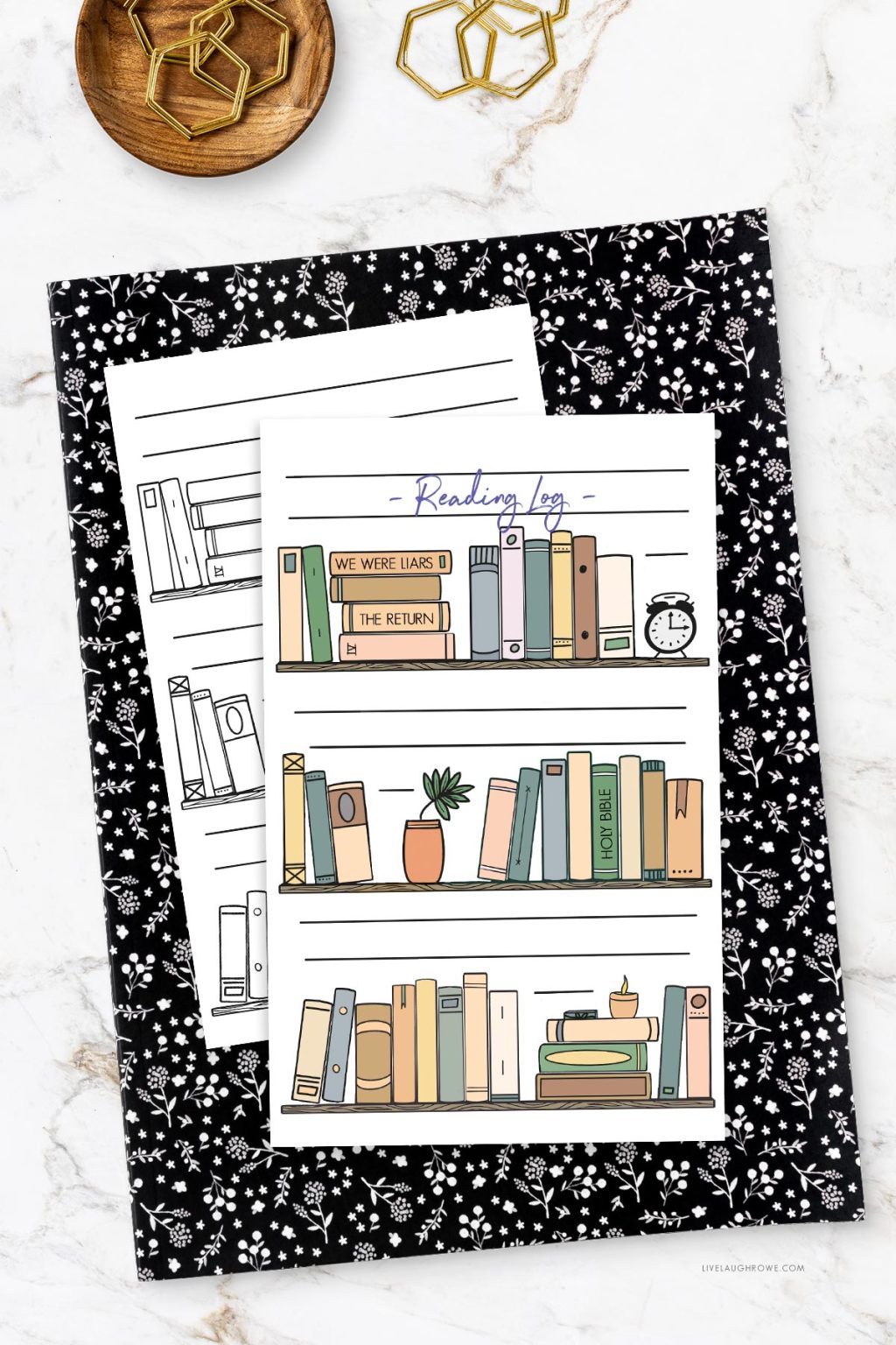 Free Printable Reading Log + Coloring Sheet - Live Laugh Rowe