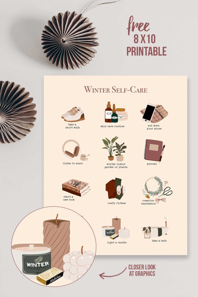 Winter Self-Care Printable - Live Laugh Rowe
