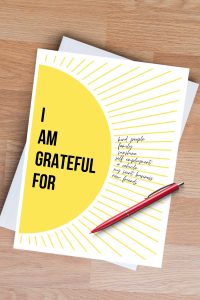 Gratitude Activity Printable - Live Laugh Rowe