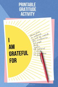 Gratitude Activity Printable - Live Laugh Rowe