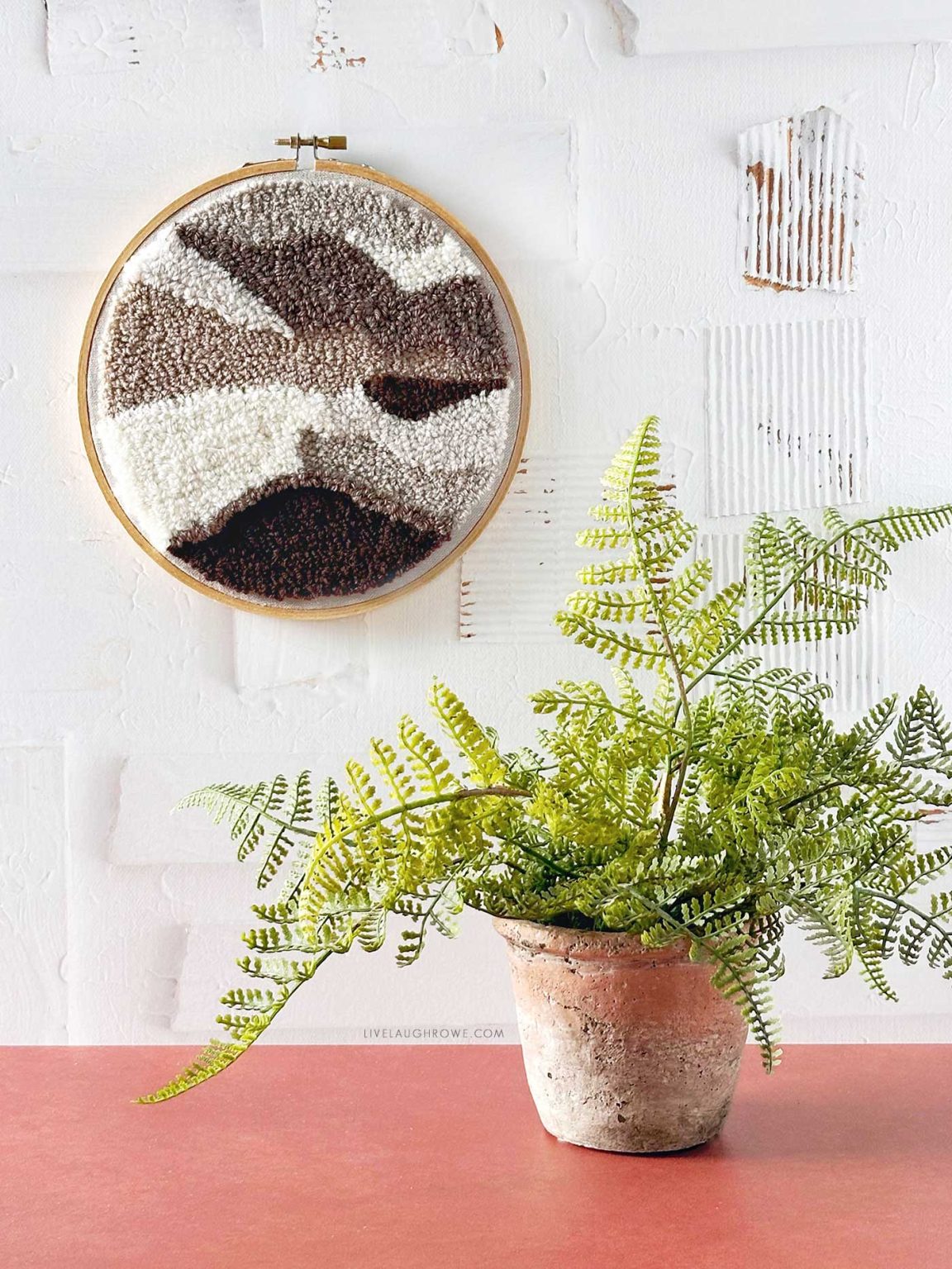 Punch Needle Art - Live Laugh Rowe