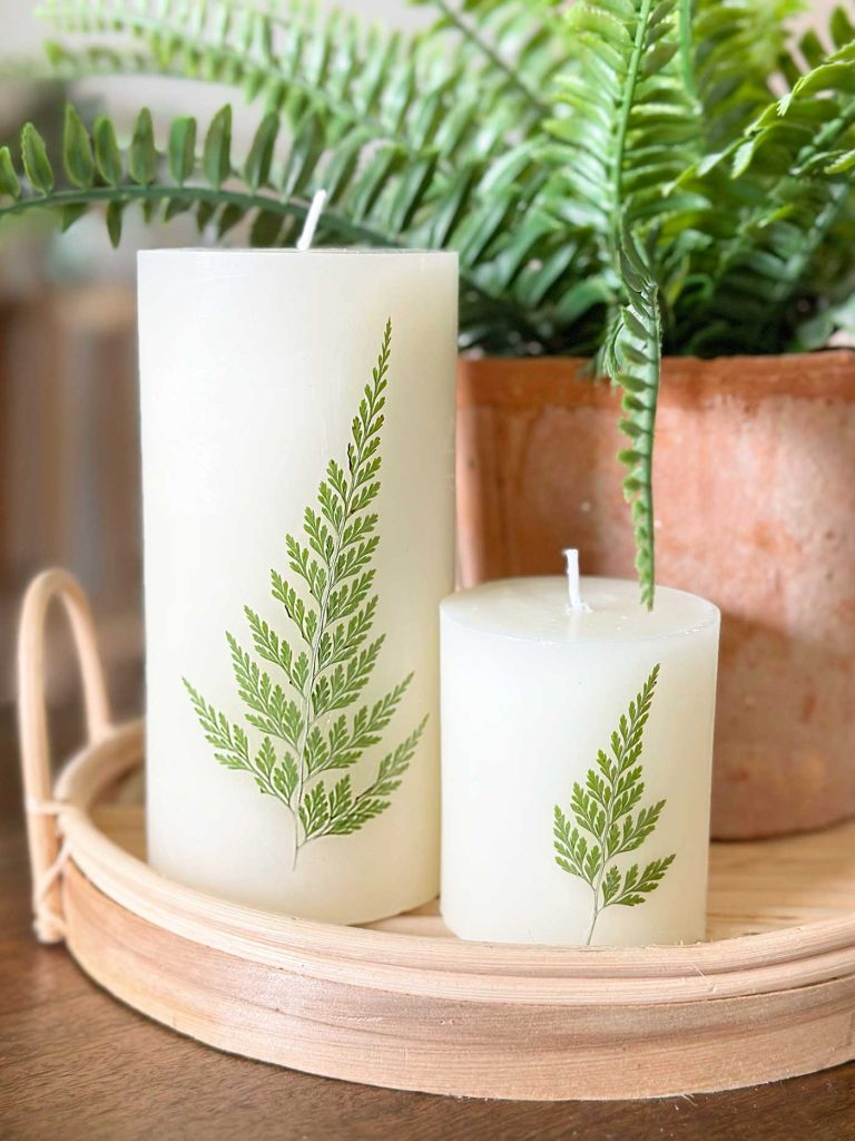 Pressed Flower Candles - Live Laugh Rowe