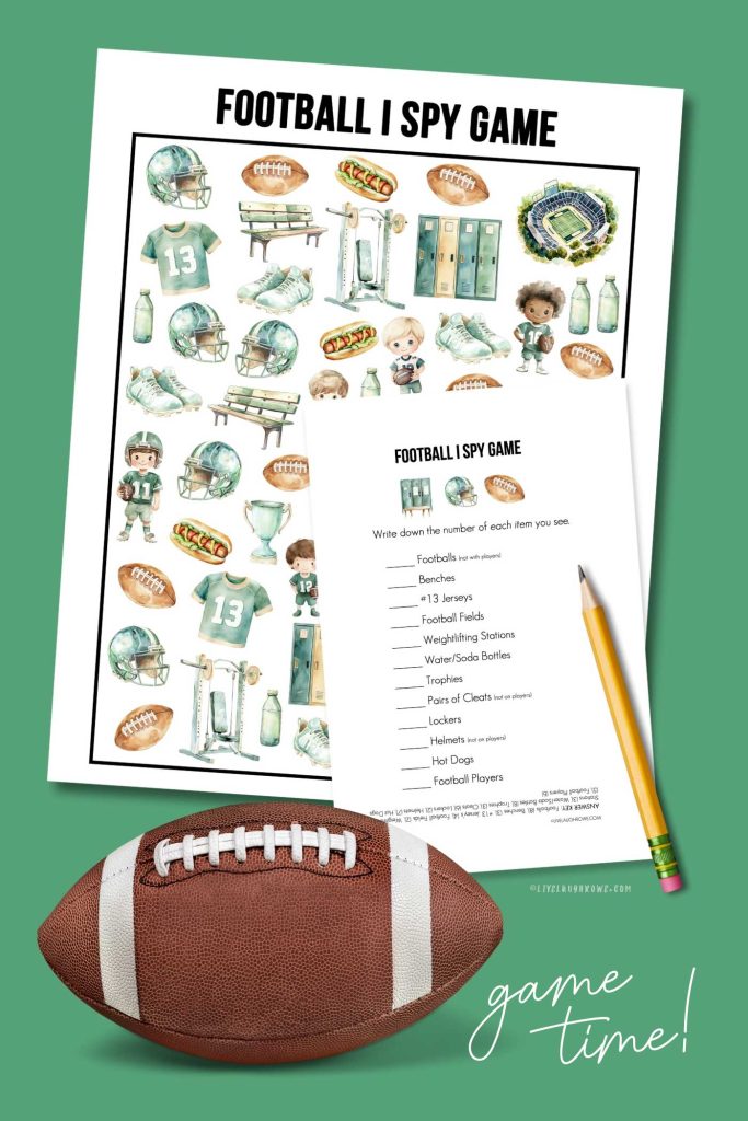 Football I Spy Printable - Live Laugh Rowe