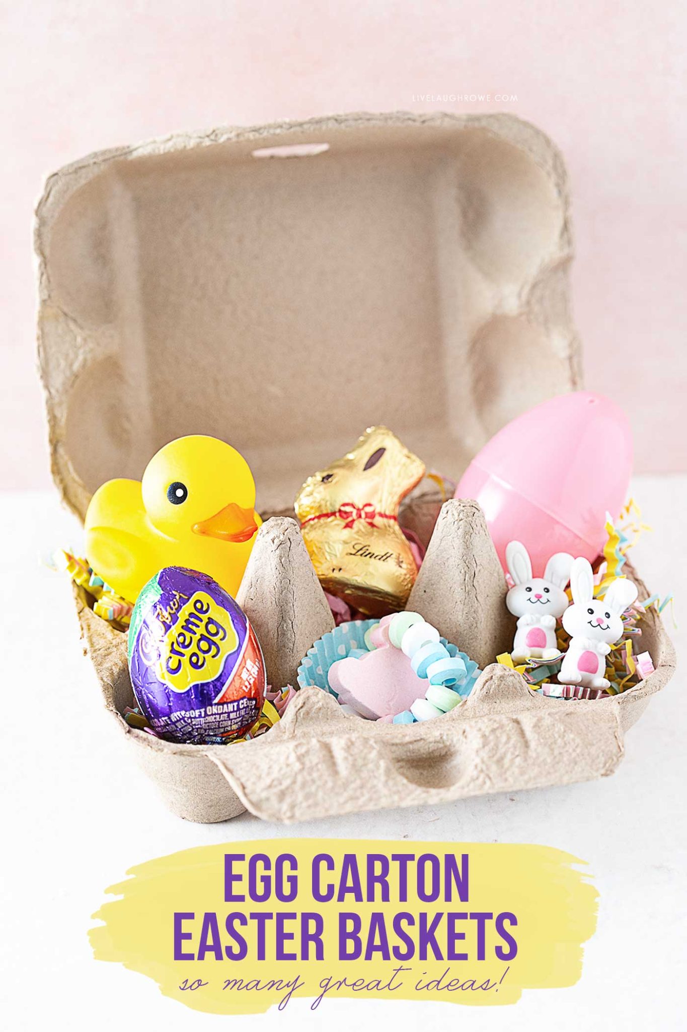 Egg Carton Easter Basket Ideas - Live Laugh Rowe
