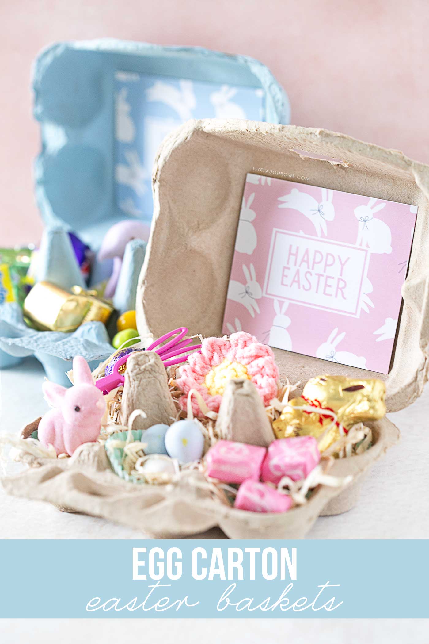 Egg Carton Easter Basket Ideas - Live Laugh Rowe