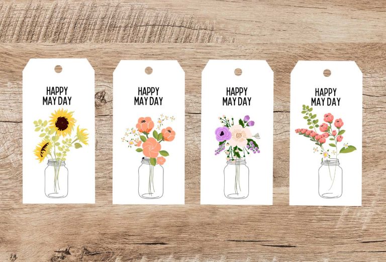 Happy May Day Printable Tags - Live Laugh Rowe