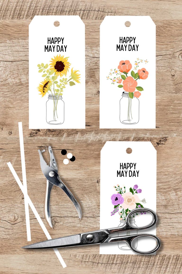 Happy May Day Printable Tags - Live Laugh Rowe